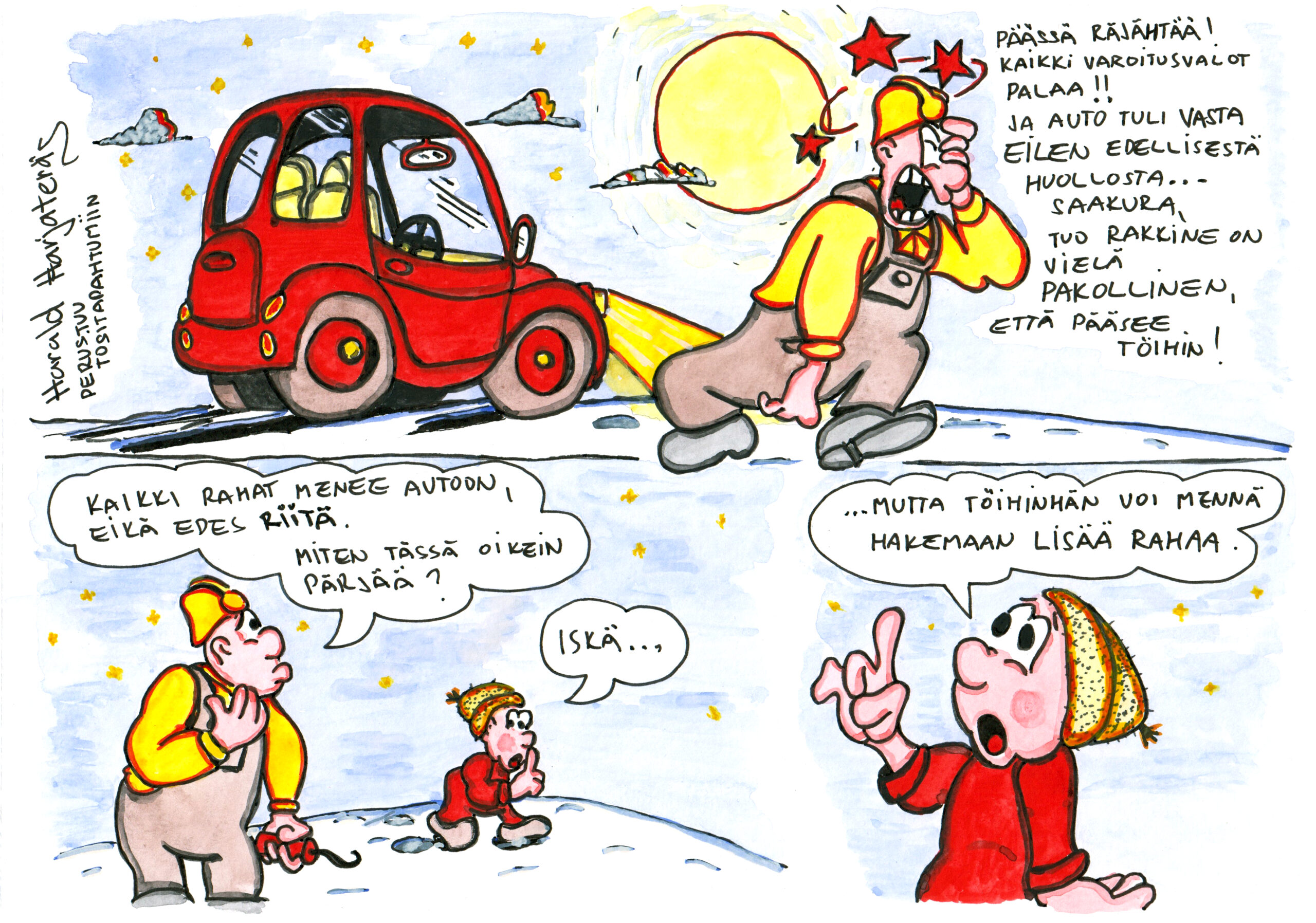 Sarjakuva 1/2025 - Rakentaja-lehti